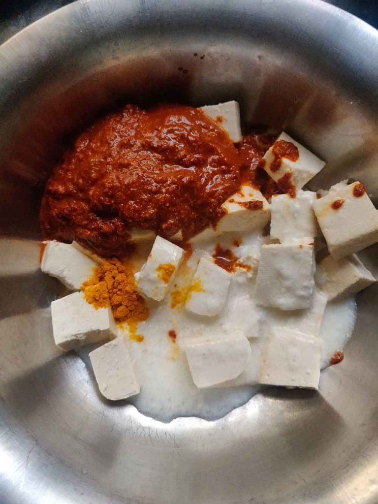 PANEER GHEE ROAST RECIPE / MANGALORE STYLE PANEER GHEE ROAST - Cook ...