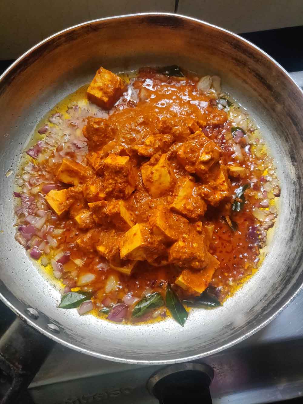 PANEER GHEE ROAST RECIPE / MANGALORE STYLE PANEER GHEE ROAST - Cook ...