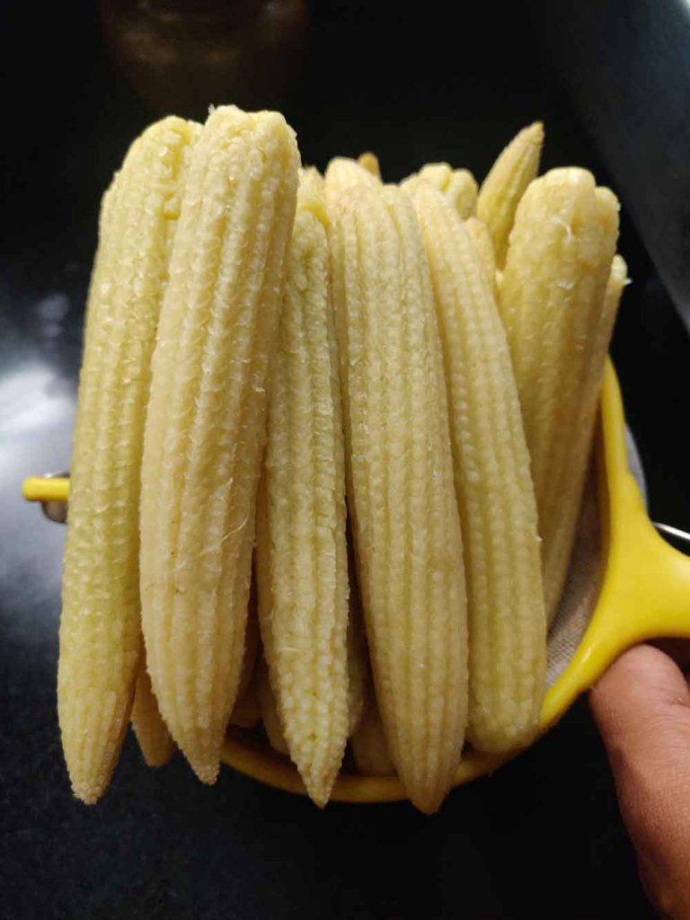 BABY CORN FRY RECIPE / BABY CORN ROAST RECIPE / BABY CORN STIR FRY ...