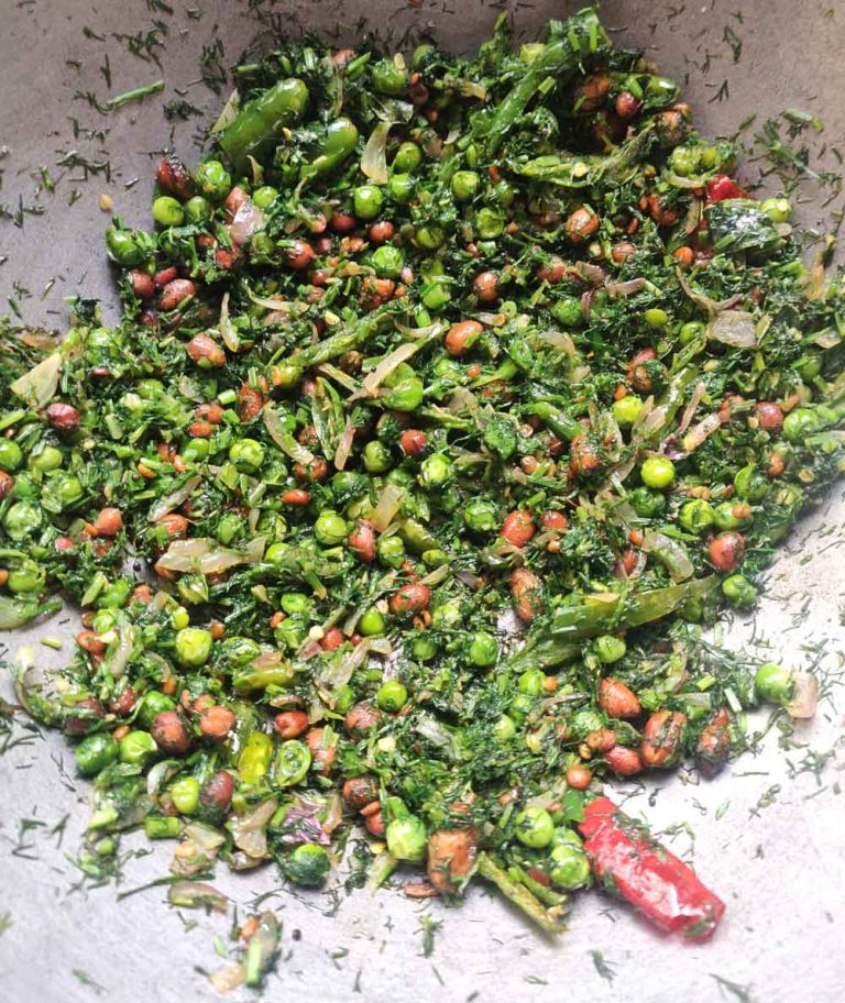 SABSIGE SOPPU CHITRANNA / DILL LEAVES RICE RECIPE - Cook with Smile