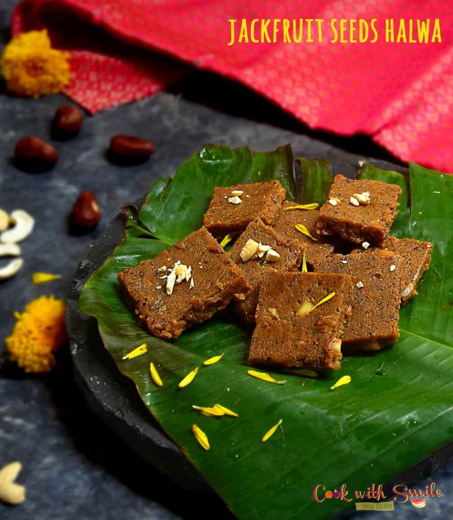 JACKFRUIT SEEDS HALWA | HALASINA BEEJADA HALWA - Cook with Smile