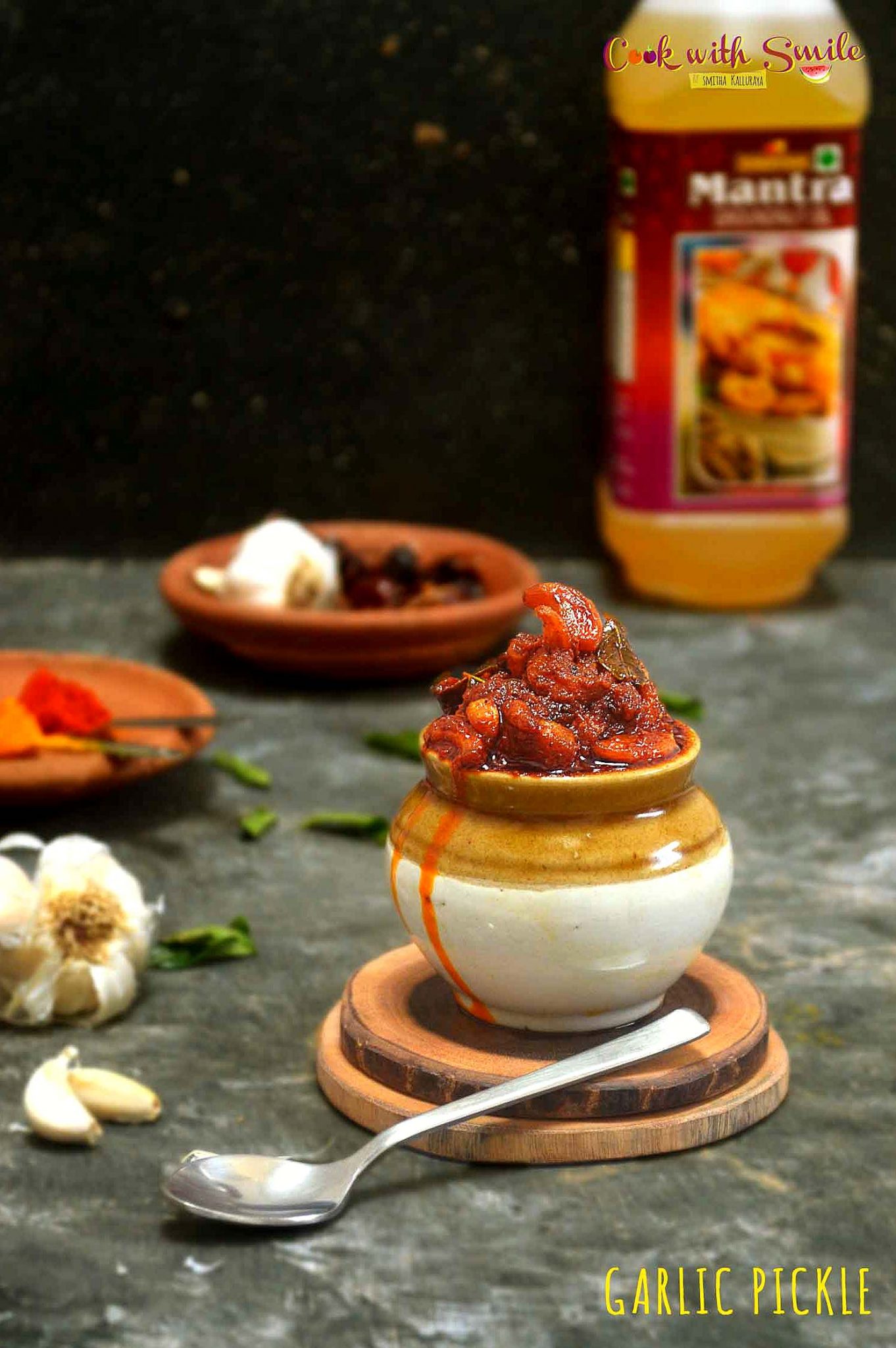 GARLIC PICKLE RECIPE | BELLULI UPPINAKAYI | LAHSUN KA ACHAR - Cook with ...