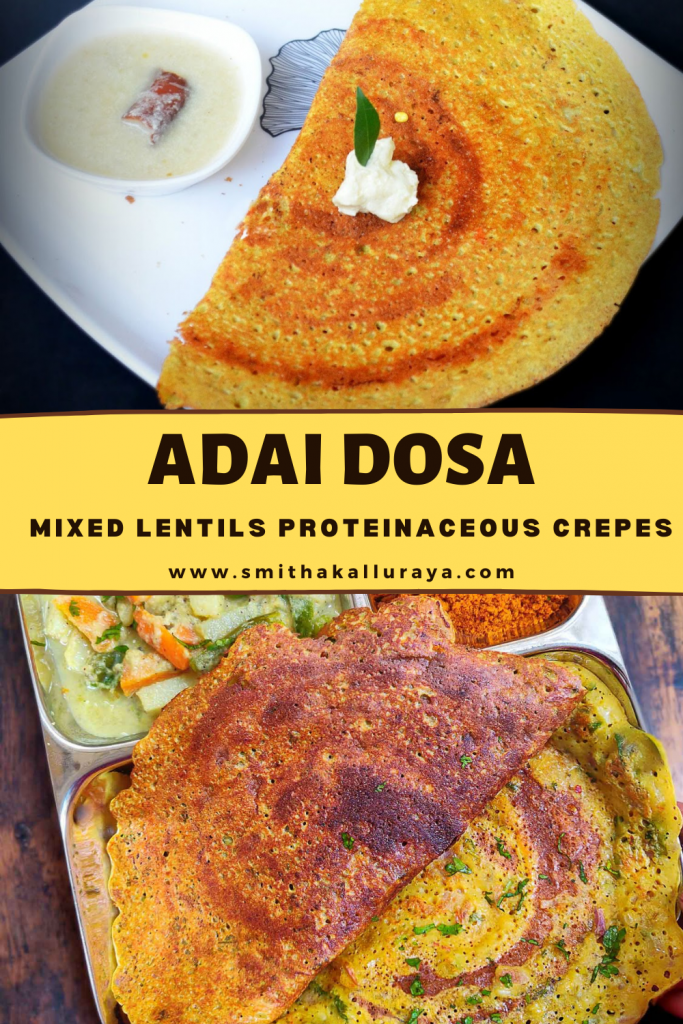 ADAI DOSA / ADAI / HOW TO MAKE ADAI DOSA