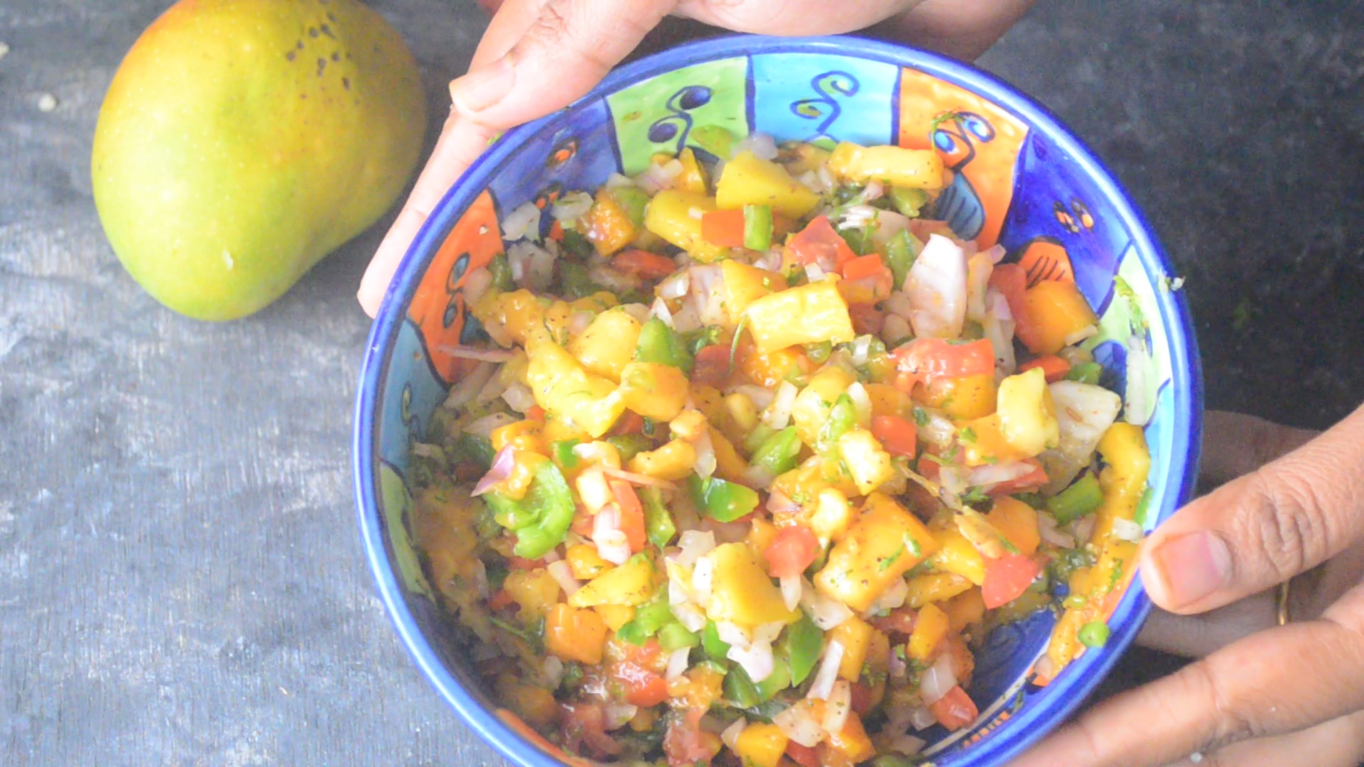 MANGO SALSA RECIPE / MANGO SALSA INDIAN STYLE - Cook with Smile