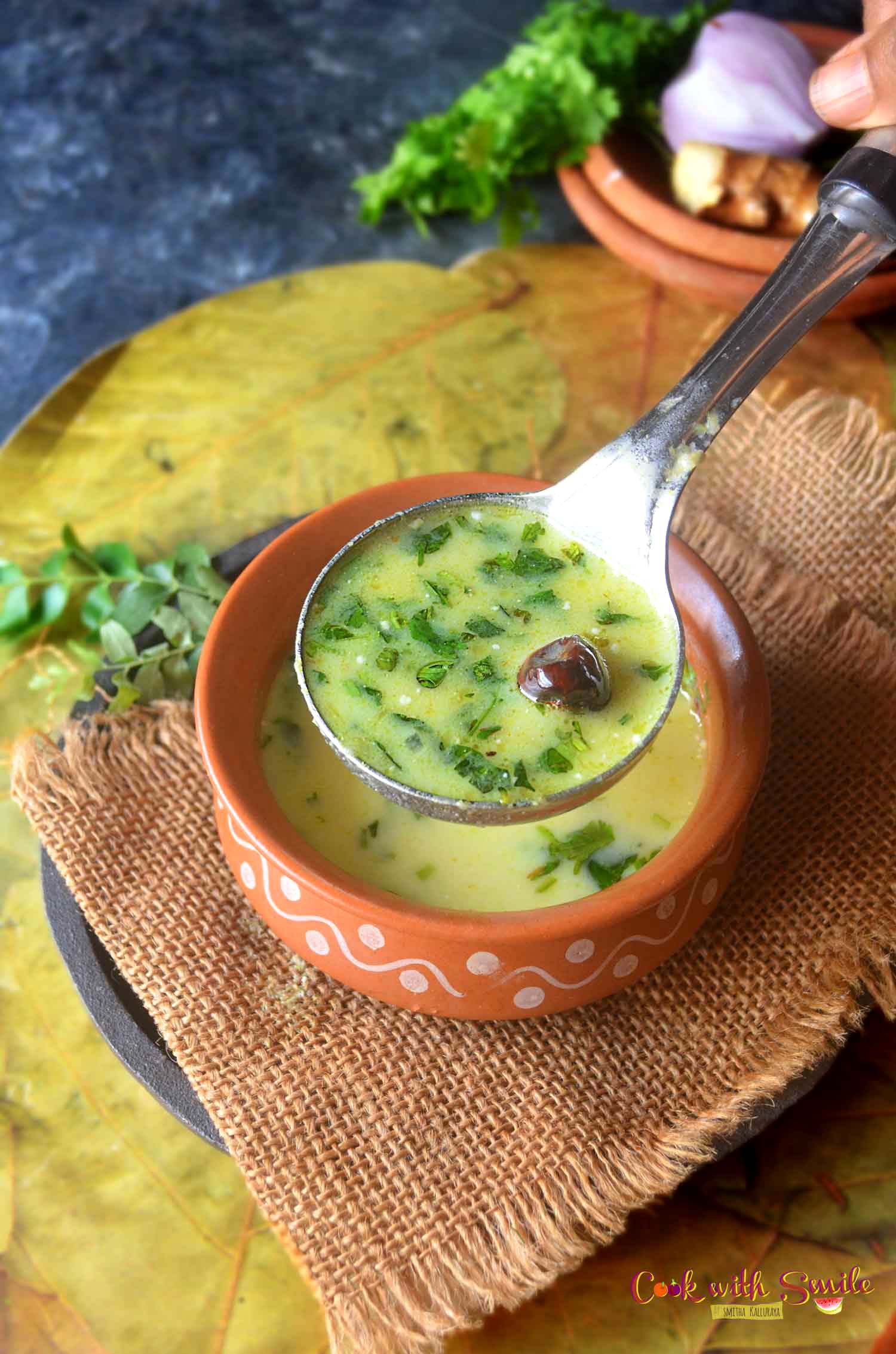 MAJJIGE SAARU / MAJJIGA CHARU / BUTTERMILK RASAM - Cook with Smile