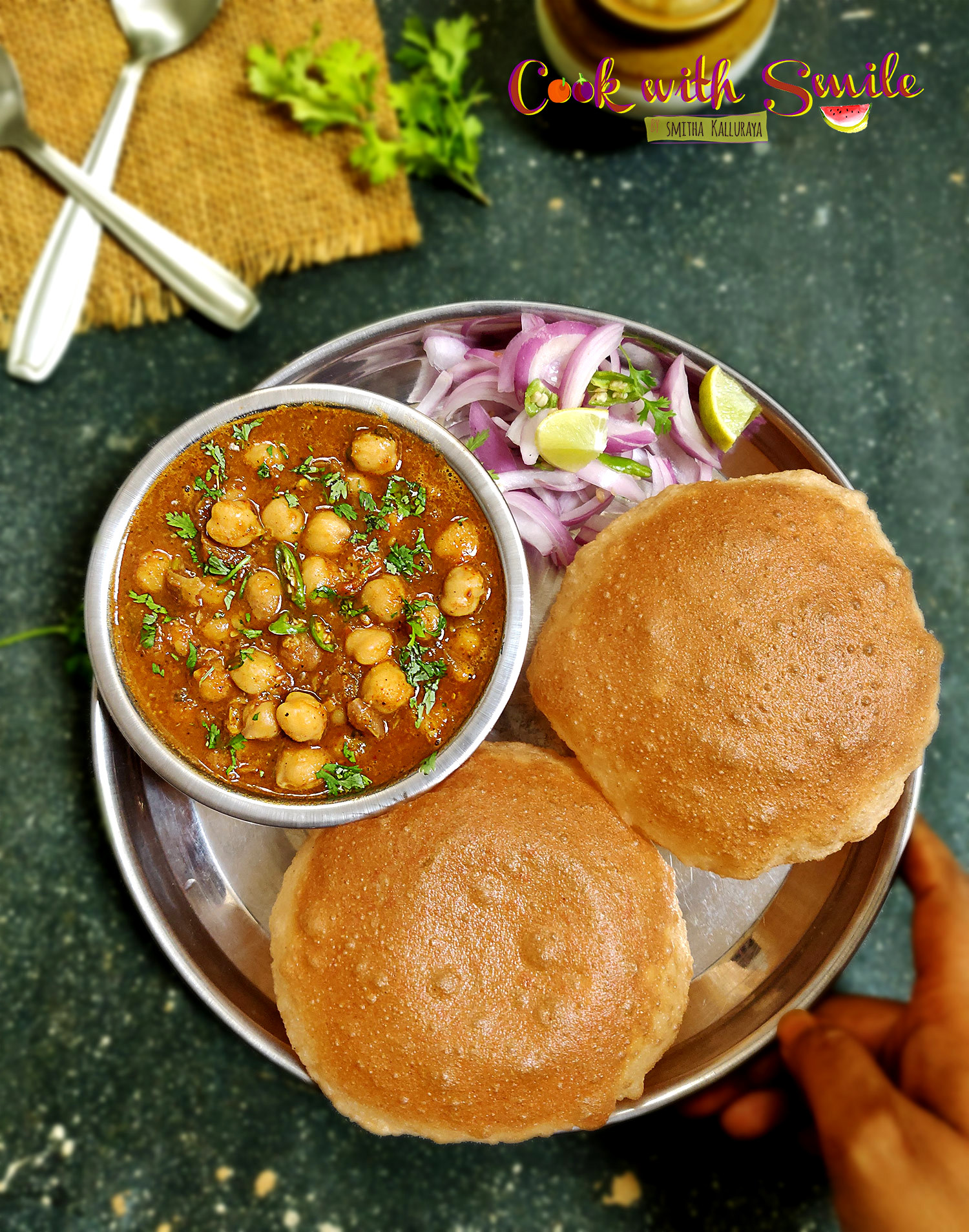 CHANA MASALA / CHOLE RECIPE / PUNJABI CHOLE - Cook with Smile