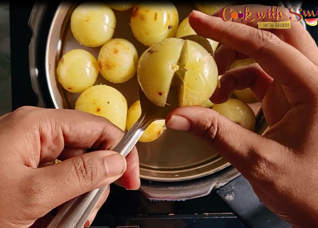 INSTANT AMLA PICKLE RECIPE / NELLIKAI UPPINKAYI - Cook with Smile