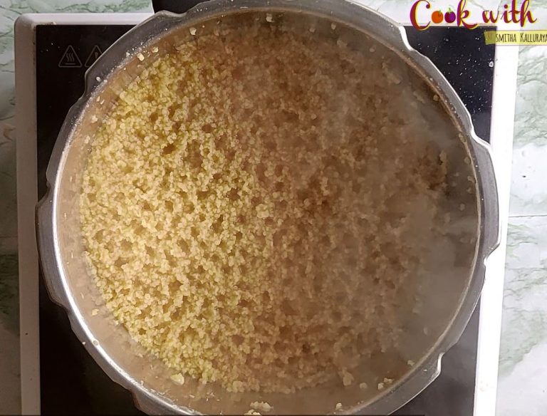 How to do Millets Pongal / Foxtail Millet Pongal Recipe / Navane pongal ...