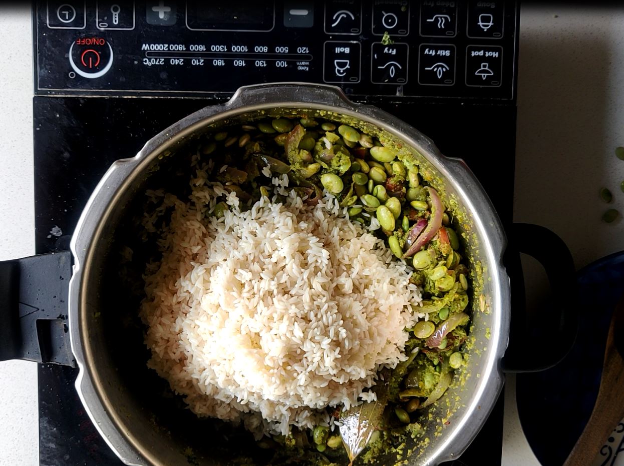 AVAREKALU RICE BATH RECIPE | AVAREKALU PULAO RECIPE - Cook with Smile