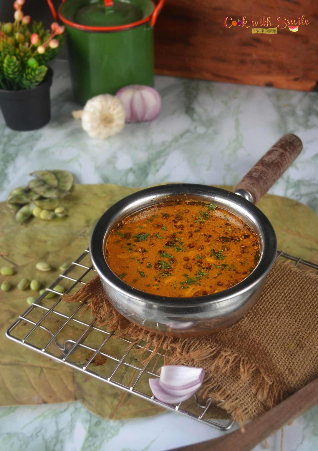 AVAREKALU SAARU ( RASAM ) RECIPE / KARNATAKA STYLE HYACINTH BEANS RASAM ...