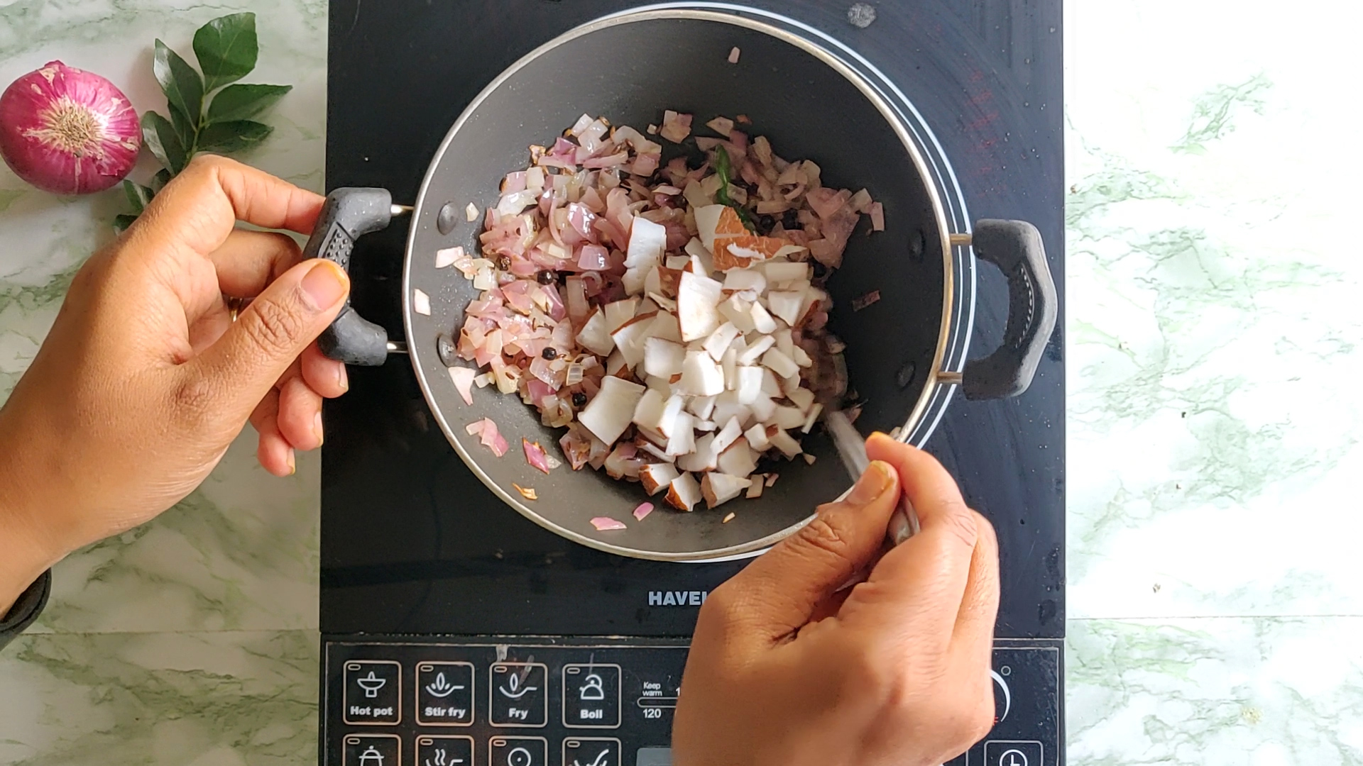 EERULLI TAMBLI / ONION TAMBULI RECIPE - Cook with Smile