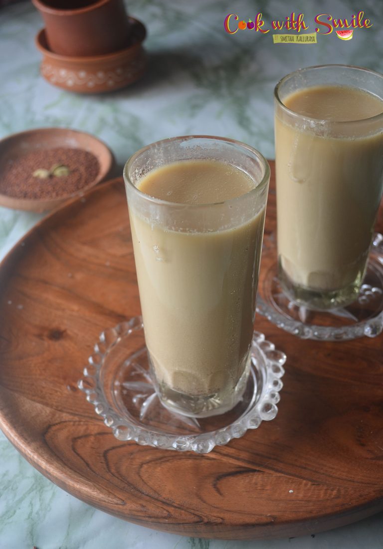 RAGI MILK RECIPE | RAGI MILKSHAKE | RAGI JUICE | RAGI HALU - Cook with ...