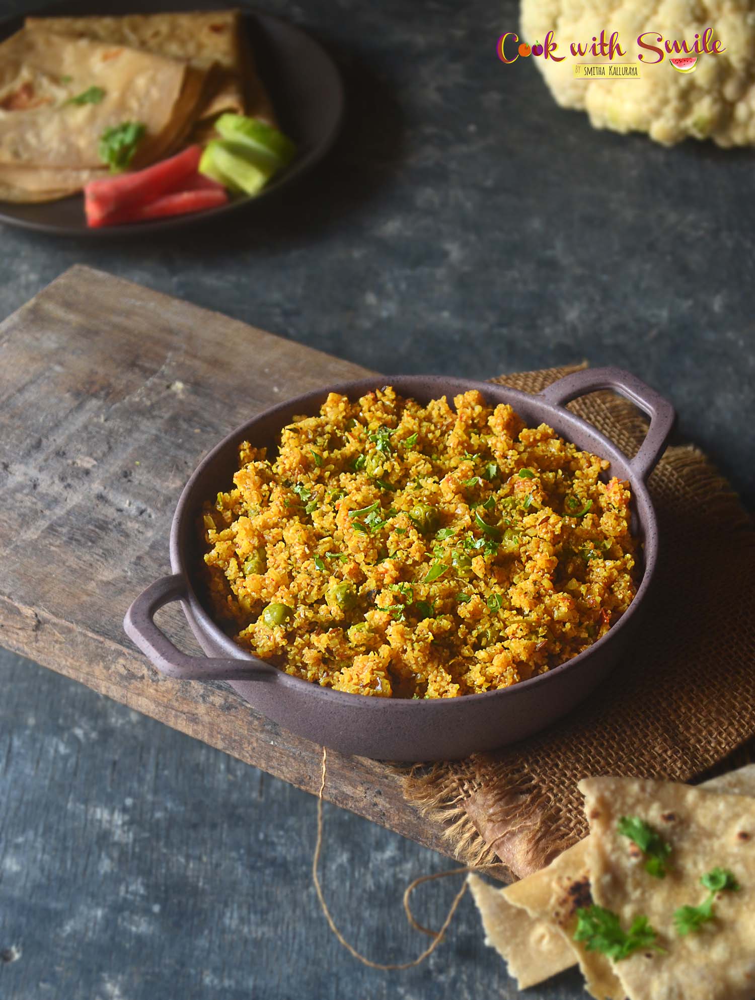 Gobhi Bhurji Recipe | Gobhi Kheema Recipe | Cauliflower Scramble - Cook ...