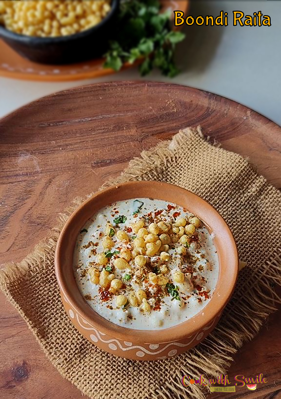 Boondi Raita | Easy Boondi Raita Recipe - Cook with Smile